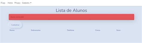 Github E Manfrincadastroaluno Crud E Frontend Na Linguagem Csharp