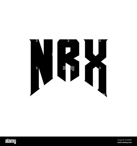 Nrx Letter Logo Design For Technology Company Nrx Logo Design Black And White Color Combination