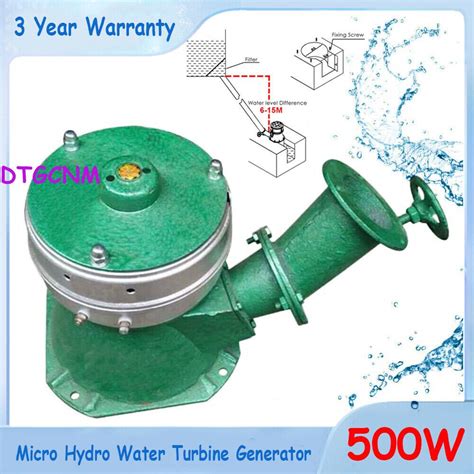 500w Micro Hydroelectric Generator Hydro Power Station Water Turbine Generator Artofit