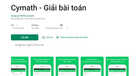 Hướng Dẫn Tải App Cymath Trên điện Thoại Android Ios