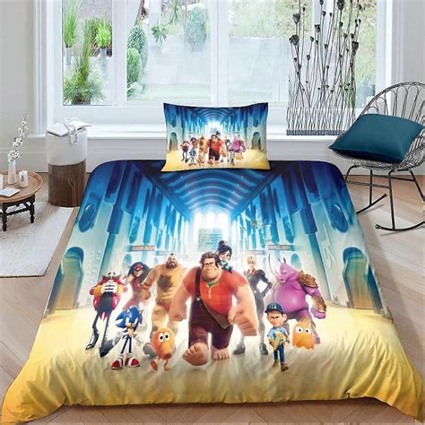 Pieces Wreck It Ralph Microfiber Duvet Cover Wreck It Ralph 3d Printed Pillowcase Duvet Cover