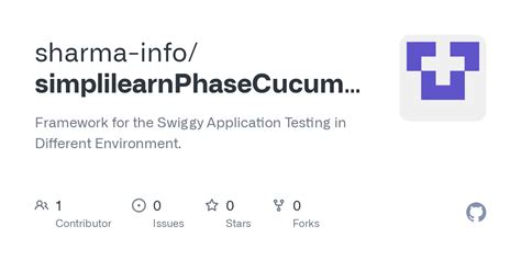 Github Sharma Info Simplilearnphasecucumbertestng Framework For The Swiggy Application