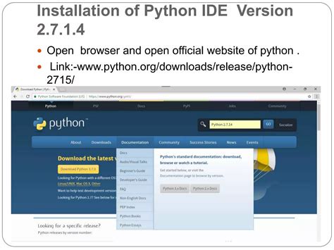 Python Integrated Development Environment PPTX