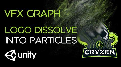 Logo Dissolve Into Particles Using Visual Effect Graph Unity Tutorial Youtube