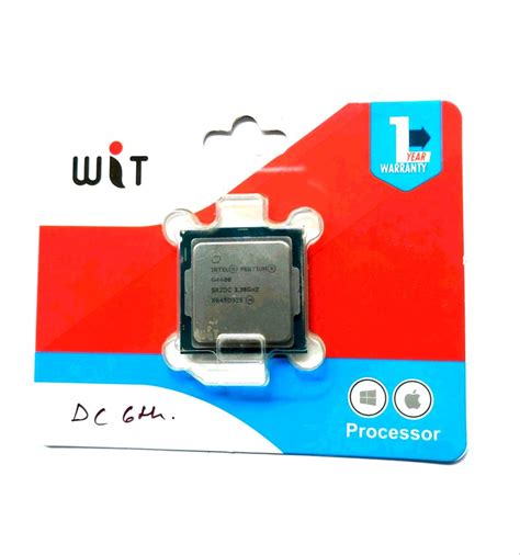 Intel Cpu Processor DUAL CORE TH GENERATION GHZ YEAR WARRANTY For Desktop At