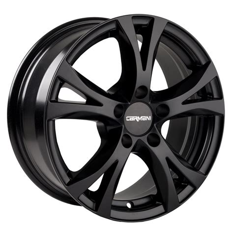 Carmani 9 Compete black matt 6.5x16 ET49 - LK5/112 ML66.6 | Felge - Alu ...
