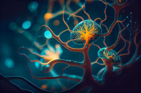 Premium Photo Brain Cells Are Interconnected Generative Ai