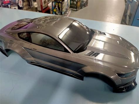 MST Drift Grey LBMT Mustang Body Shell Painted Hobby Hangar