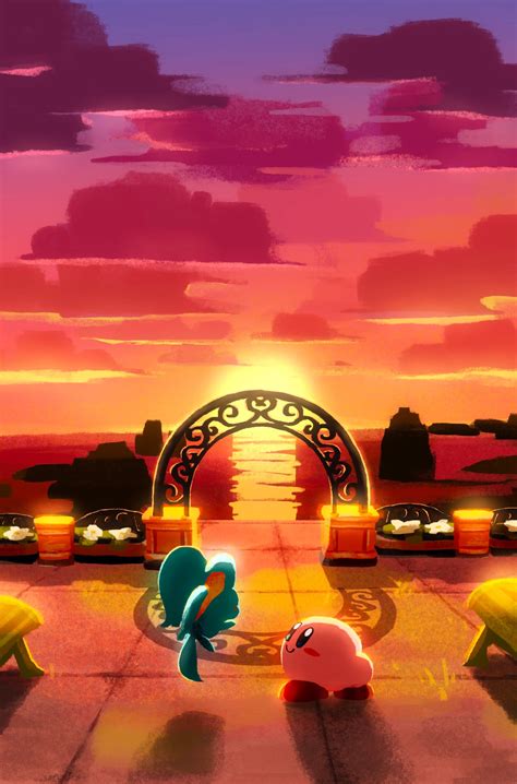 Kirby And Elfilin Kirby And 1 More Drawn By Arucoco Danbooru