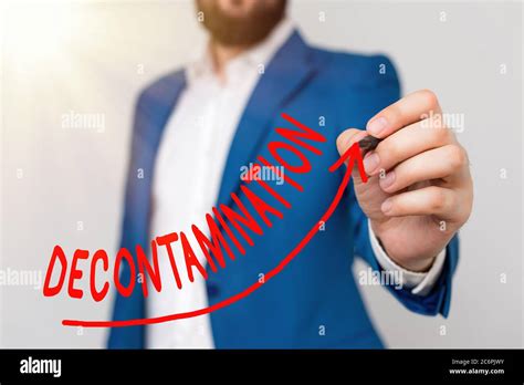 Word Writing Text Decontamination Business Photo Showcasing