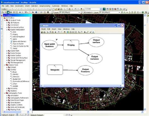 example of custom esri arcgis model download scientific diagram