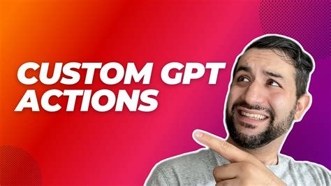 How To Call Your Own Api With Gpt Actions Custom Gpt Tutorial For