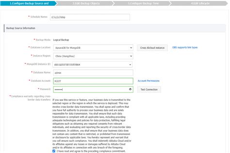 logically back up and restore an apsaradb for mongodb database data management alibaba cloud