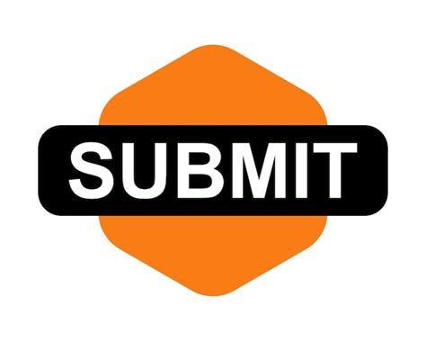premium vector submit button on white background illustration