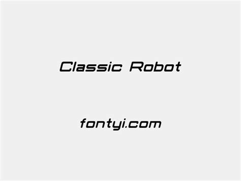 Classic Robot 字易网