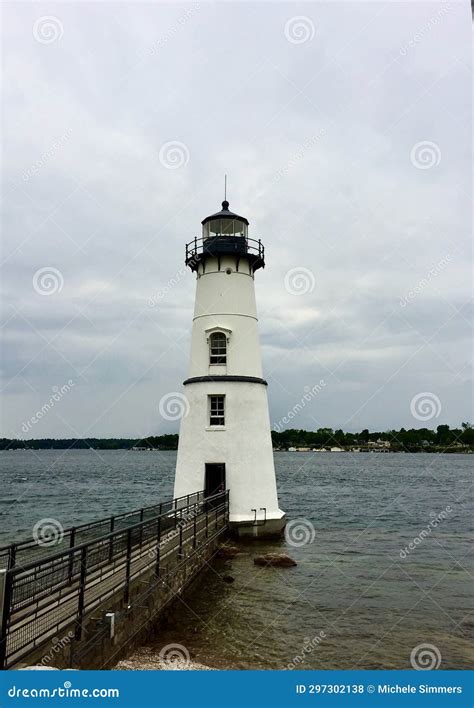 Rock Island Lighthouse On The St Lawrence River Thousand Islands New