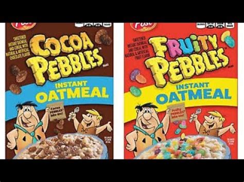 Cocoa Pebbles & Fruity Pebbles Oatmeal. Bill Johnson’s Cereal Reviews ...