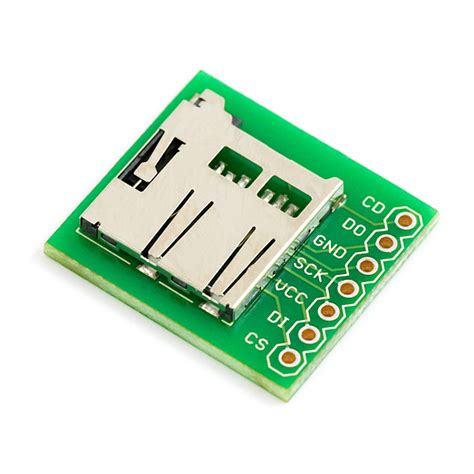 로봇사이언스몰 Sparkfun 스파크펀 Breakout Board For Microsd Transflash Bob 00544