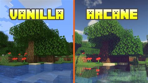 Vanilla Vs Arcane Shaders Shader Comparison 4k 60fps Youtube
