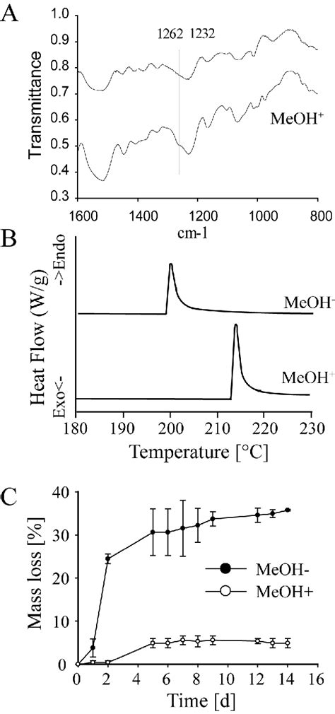 A Fourier Transformed Infrared Spectroscopy And B Differential Download Scientific Diagram