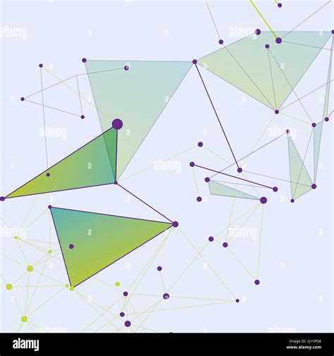 Abstract Vector Connected Structure Molecule Medicine Science Technology And Chemistry