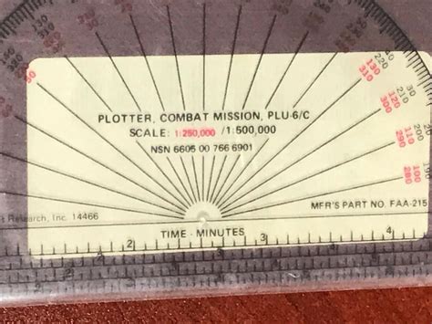 Vintage Military Map Plotter Combat Mission Protractor Plu 6 C Usmc Army Navy 2096318683