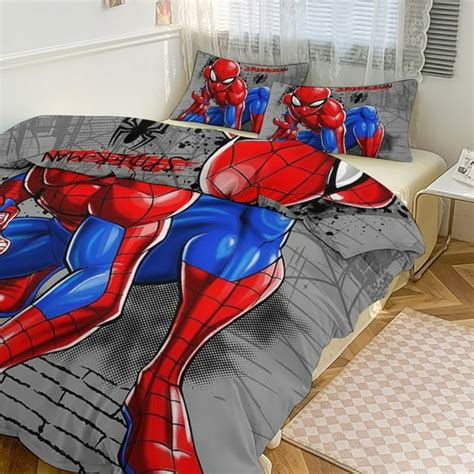 Spiderman Queen Bedding Set