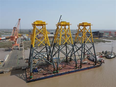 润邦海洋顺利发运海上风电导管架项目 南通润邦海洋工程装备有限公司