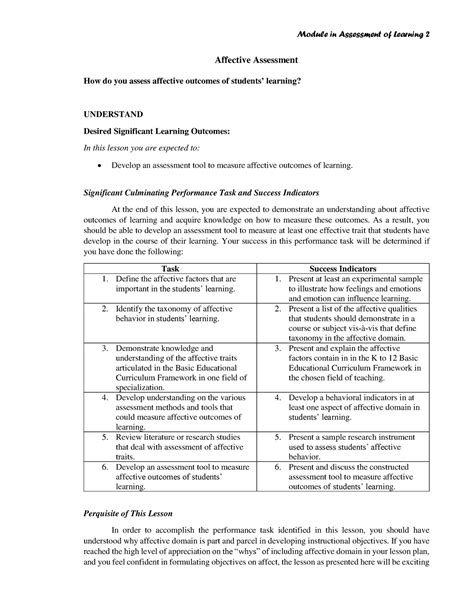Learning Materials Affective Assessment Affective Assessment How Do