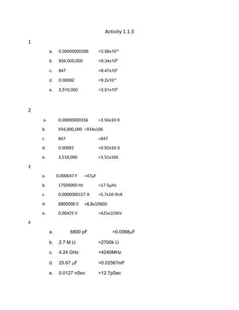 What Is Considered Engineering Notation