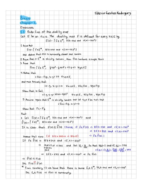 Exercises 1 Functional Analysis Pdf