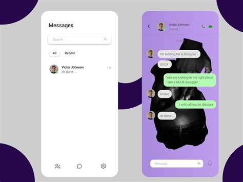 Direct Messaging App Design By Victor Johnson On Dribbble