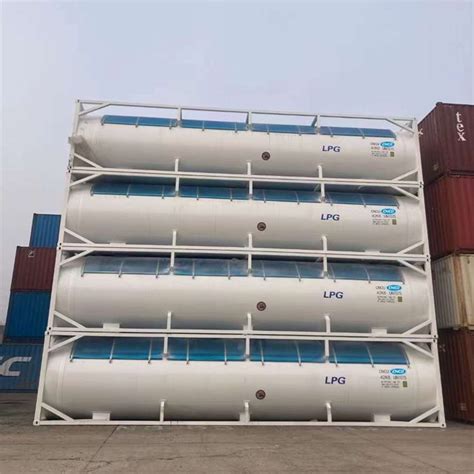 Precio Bajo Asme Estándar 40 Pies Lpg Contenedor Criogénico T50 Iso