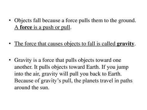 gravity ppt download