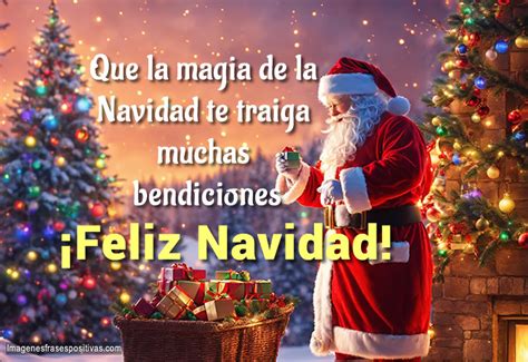 Frases de Navidad para amigos y familia Navidad te traiga muchas bendiciones Imágenes y