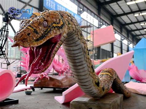 Realistic Animatronic Python Statue For Sale Animatronic Animal Zigong