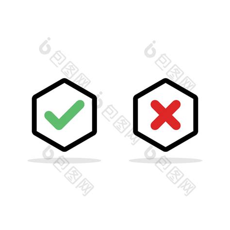 检查错误的标志着蜱虫交叉标志着接受拒绝了png下载 包图网