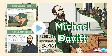 Michael Davitt Powerpoint Teacher Made Twinkl