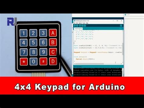 How To Use 4x4 Soft Keypad With Arduino