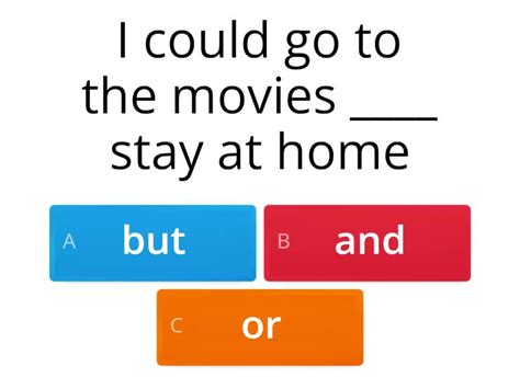 Coordinating Conjunctions Quiz