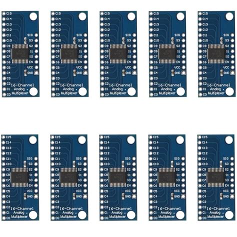 10 PiÈces SÉries 16ch Module Multiplexeur Analogique 74hc4067