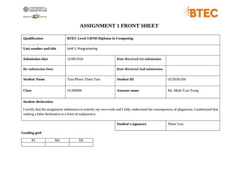 Assignment For Programming Docsity