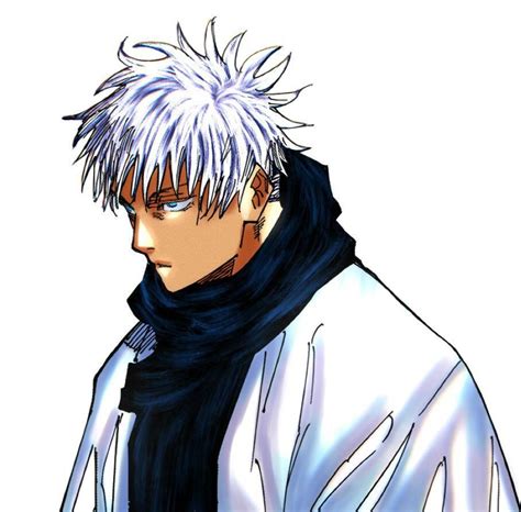 Gojo Satoru Manga Panel Colored