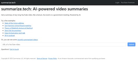 Summarizetech Résumés Vidéos Youtube Ia Rapides