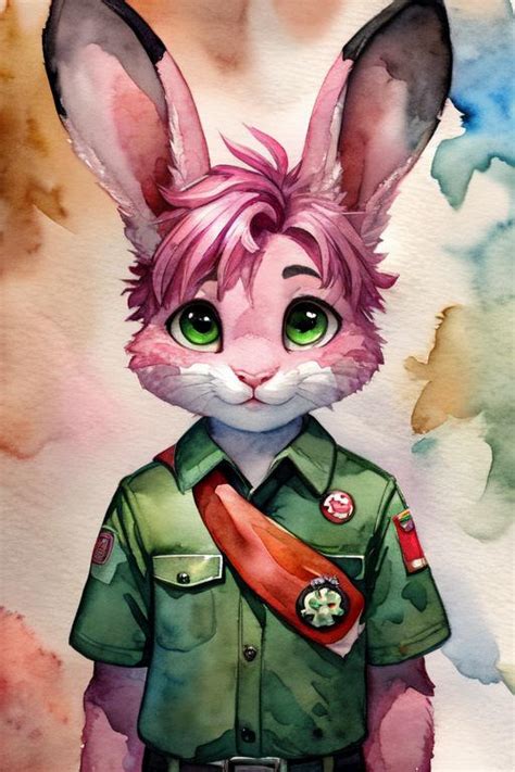 Jackie The Bunny Scout By Acerogers On Deviantart