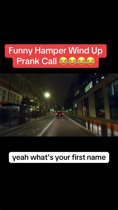 Funny Hamper Wind Up Prank Call 😂 Prankcall Viralvideos British