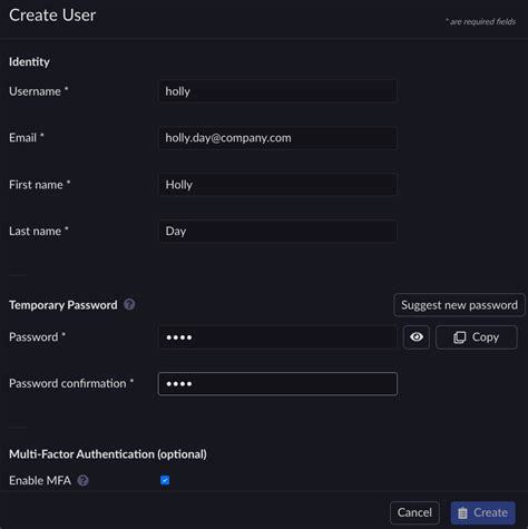 manage local users — artesca 3 1 0 documentation
