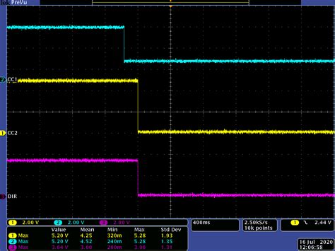 HD SS CC And DIR Keep High When Plug In A Device Interface Forum Interface TI E E