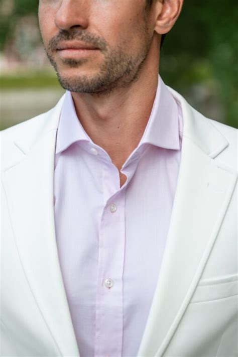 Белый мужской костюм-двойка Арт.: 7059 – купить в магазине мужской ...