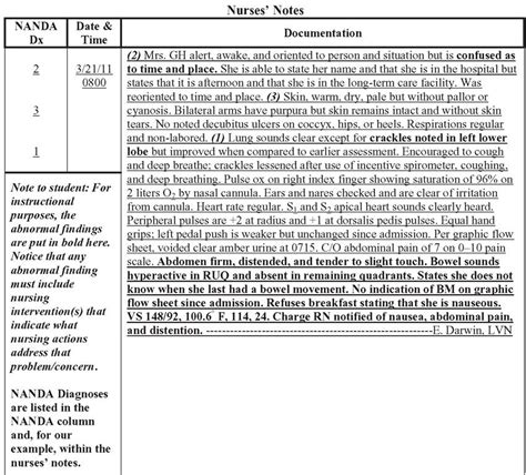 Nursing Assessment Documentation Template Luxury Nursing Documentation